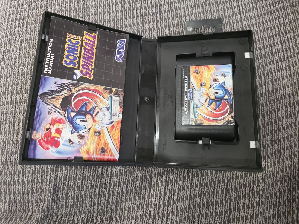 Sonic Spinball Sega Mega Drive - Jeu Rétro en Parfait État (Neuf (Voir ...