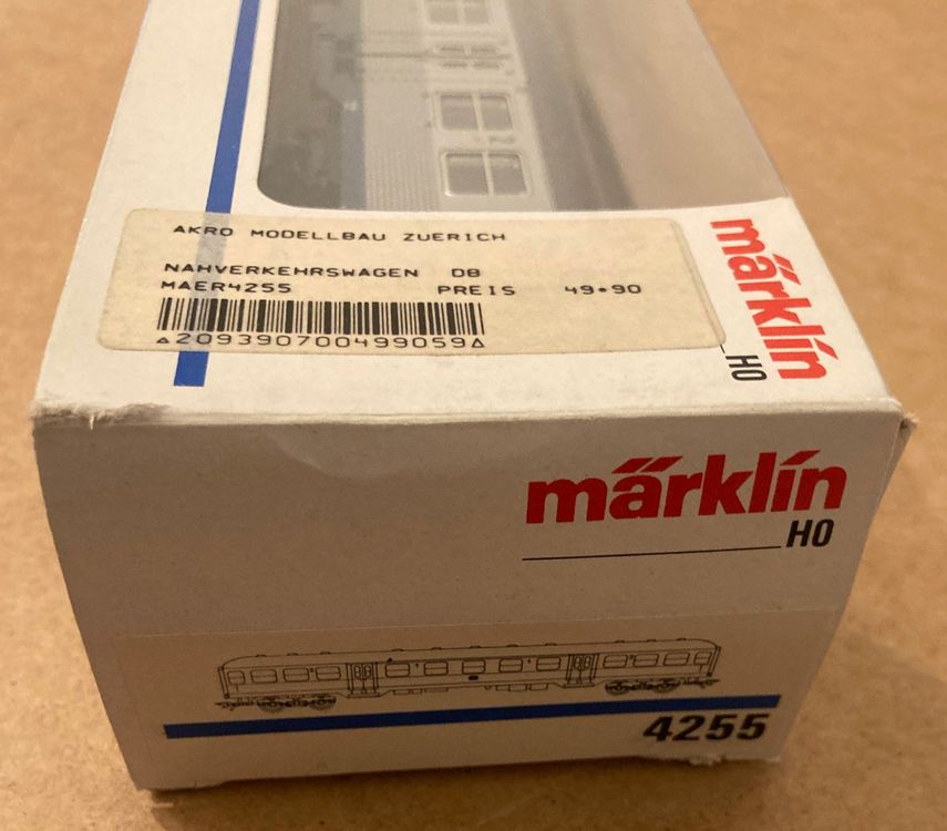 Märklin 4255 - DB Personenwagen - Silberling - AC - H0 | Kaufen auf Ricardo