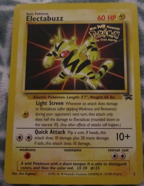 Pokémon Karte Electabuzz Promo Ed. 2 (Gebraucht) in Wohlen AG für CHF 5 ...