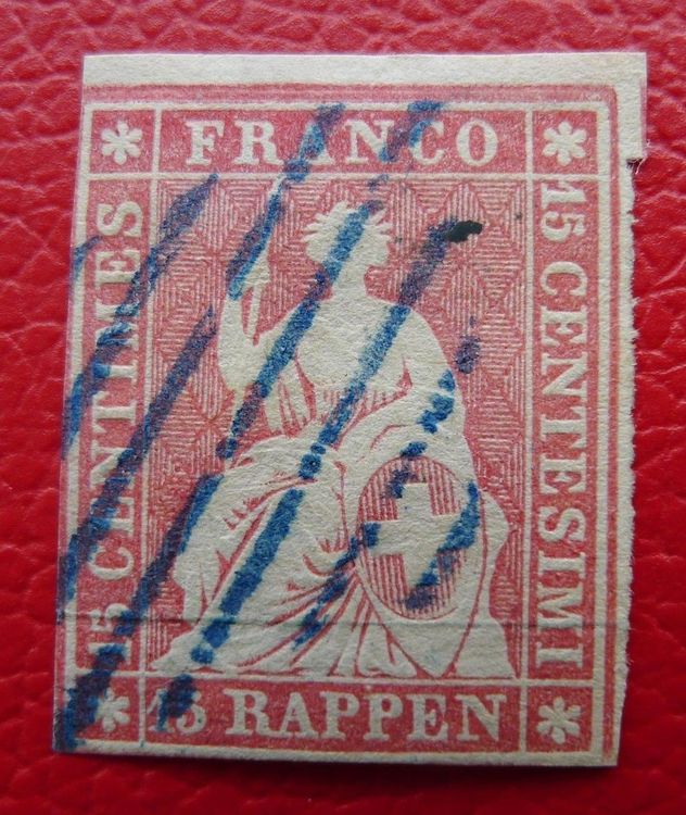 24A2 (24A2.b) mit LUZERNER RAUTE; Kat: 1'950.- seltene Marke (Gebraucht) in Sursee für CHF 200 ...