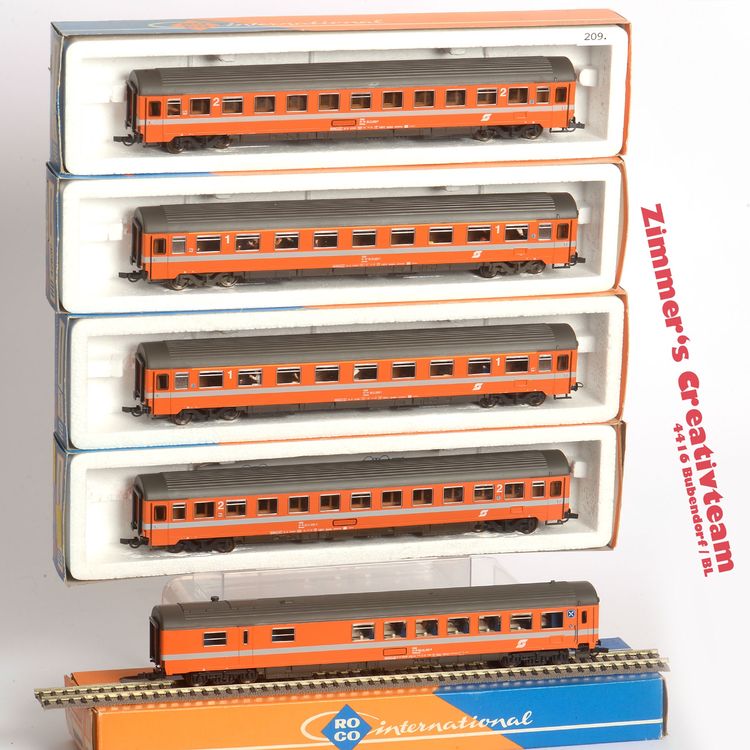 5 Roco Eurofima Wagen ÖBB, H0, GS, OVP (Gebraucht) in Bubendorf für CHF ...