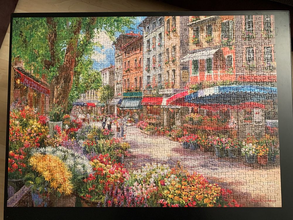 Schmidt Puzzle Sam Park Pariser Blumenmarkt (Gebraucht) in Walenstadt ...