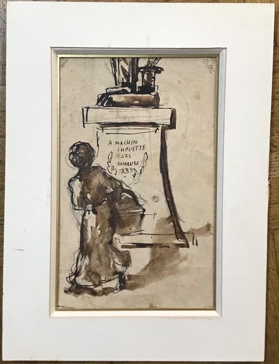 Antike Aquarell Monogrammiert | Kaufen auf Ricardo