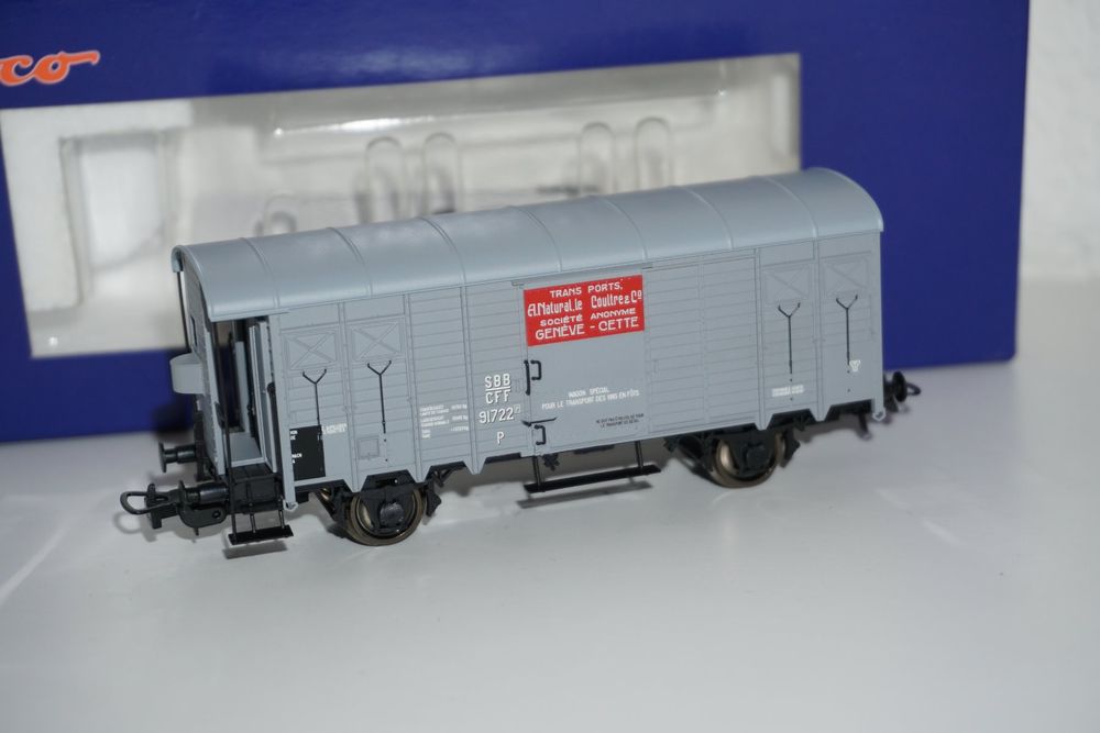 Roco 66211 - SBB gedeckter Güterwagen Weinfasswagen H0/DC (Gebraucht) in Matten b. Interl für ...