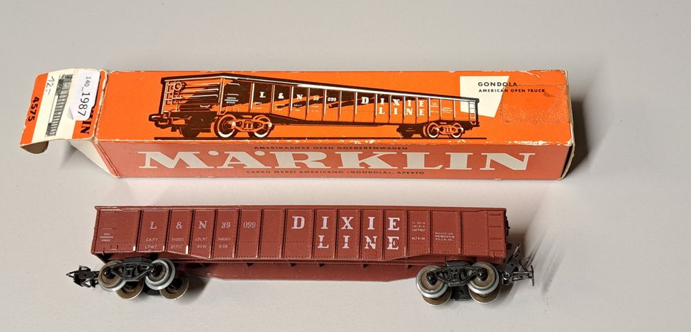 4575 Märklin amerikanischer Gütewagen in oranger Verpackung | Kaufen ...