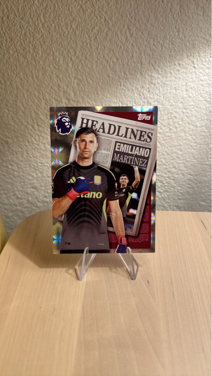 Emiliano Martinez Topps Headline Karte - Neuwertig! (Gebraucht) in ...