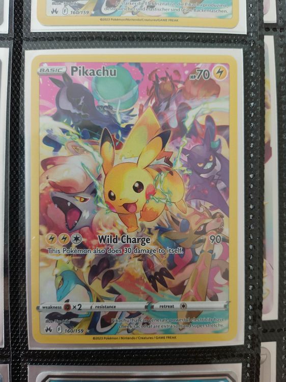 Pikachu Secret Rare Crown Zenith - Pokemon Englisch | Kaufen auf Ricardo