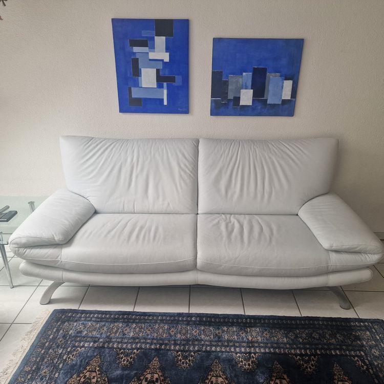 Sofa Echtleder 2x 2er Sitz | Kaufen auf Ricardo