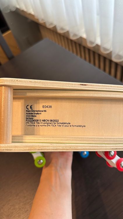HAPE Kugelbahn Flickflack-Rennbahn aus Holz–wie neu 🚗 🚙 🏁 (Gebraucht ...