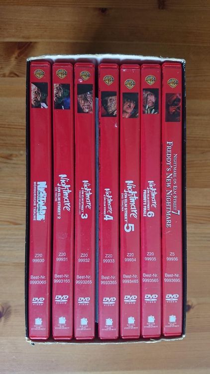 Nightmare on Elm Street Collection 1 bis 7 auf DVD (Gebraucht) in Wilderswil für CHF 15.9 – mit ...