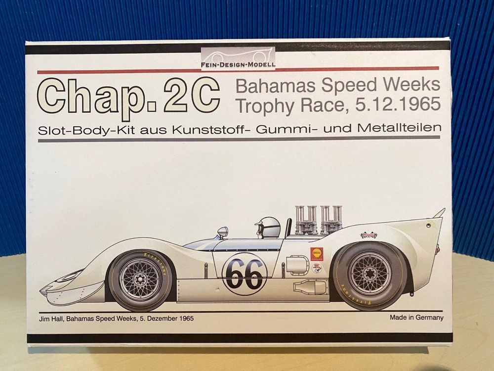 CHAPARRAL 2C Bahamas - FEIN DESIGN KIT 1:24 Slotcar Bausatz (Neu ...
