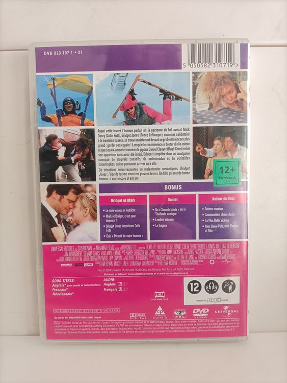 DVD Bridget Jones : L'Âge de raison (fr/uk) Renée Zellweger (D'occasion ...