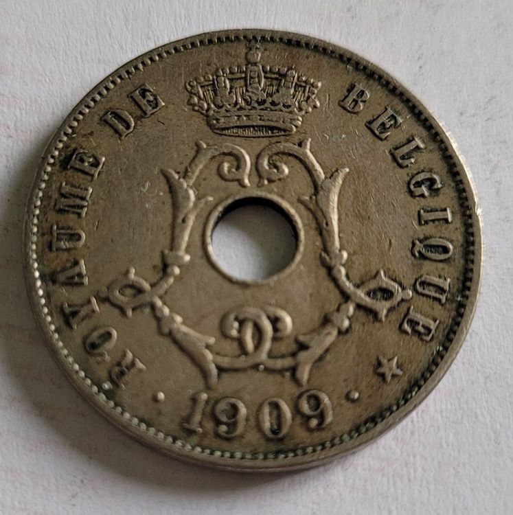 25 CENTIMES / BELGIEN 1909 | Kaufen auf Ricardo