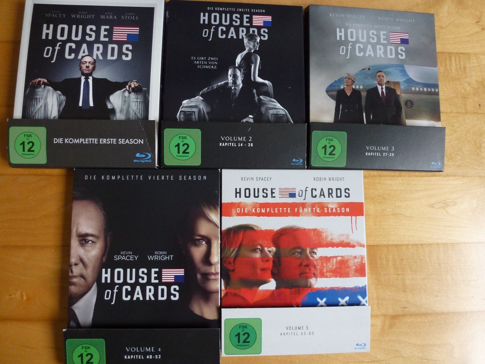 House of Cards - Staffel 1-5 ( Blu-Ray) (Neu (gemäss Beschreibung)) in Bern für CHF 25 – mit ...