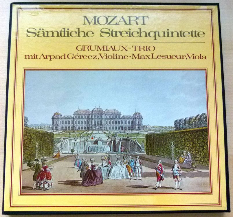 3 LPs MOZART Sämtliche Streichquintette Grumiaux-Trio (Gebraucht) in ...
