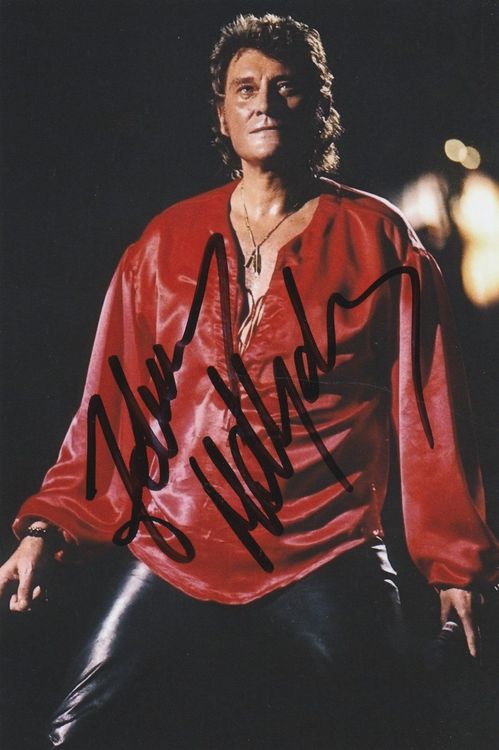 JOHNNY HALLYDAY / Autographe Original. | Kaufen auf Ricardo
