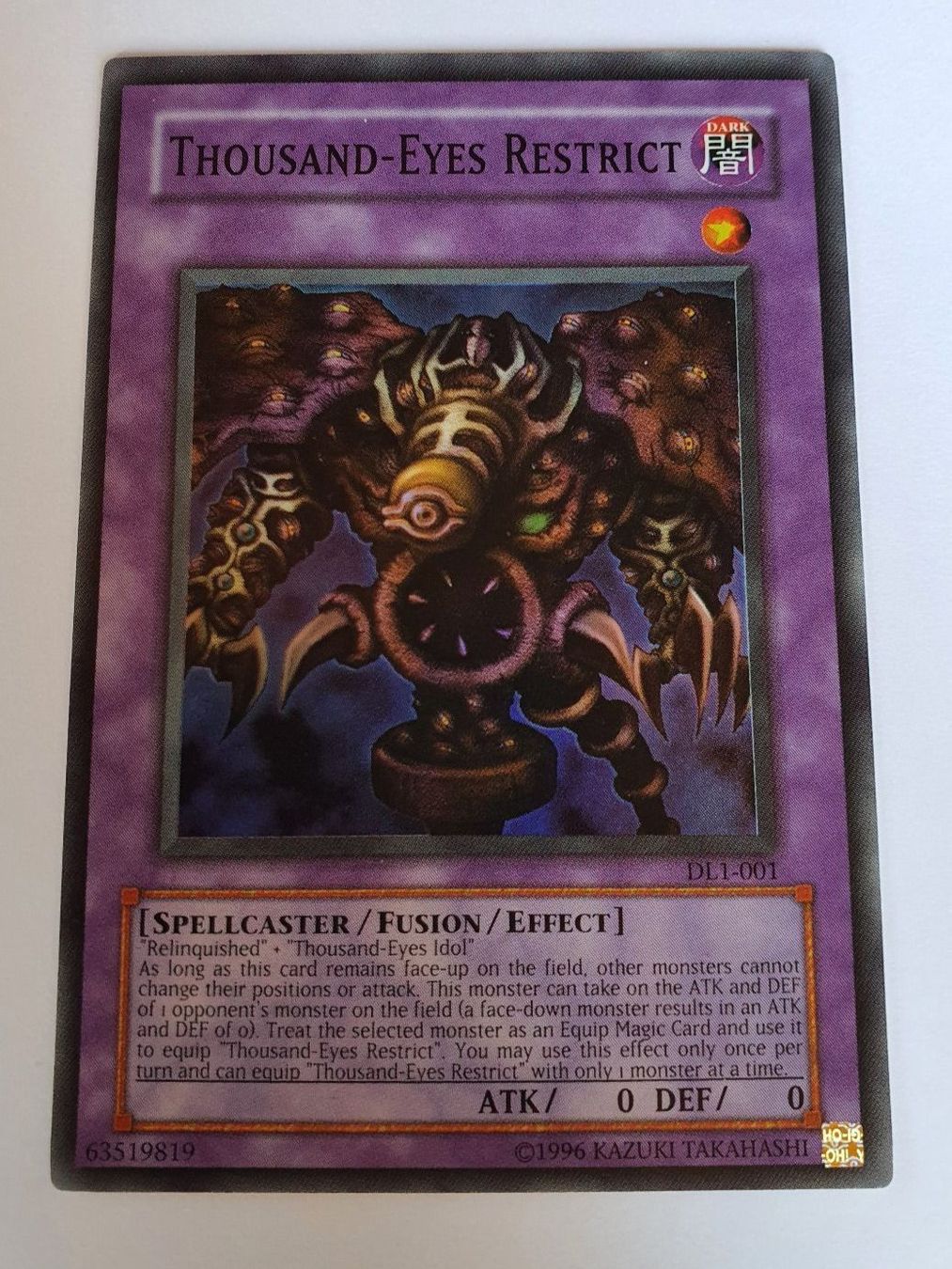 🔥 Yugioh: Thousand-Eyes Restrict DL1-001 🔥 (Gebraucht) in Arbon für CHF ...