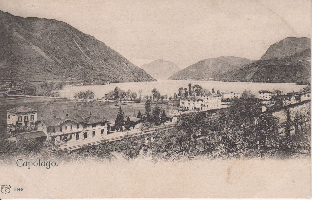 AK Capolago stazione. Rara inizio 1900 (Gebraucht) in Riva San Vitale ...