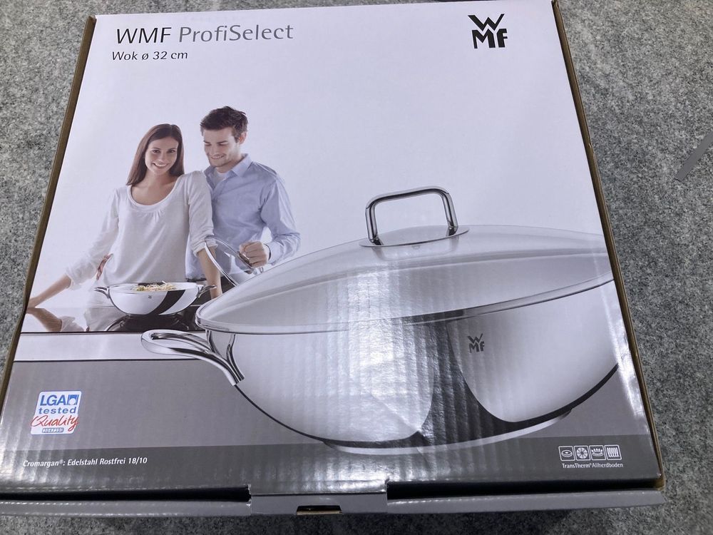 Wok Pfanne, WMF Profi Select, 32cm | Kaufen auf Ricardo