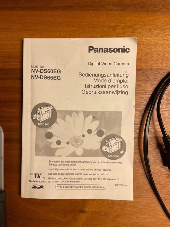 Panasonic Videokamera NV-DS60 (Gebraucht) in St. Gallen für CHF 50 – mit Lieferung auf Ricardo ...