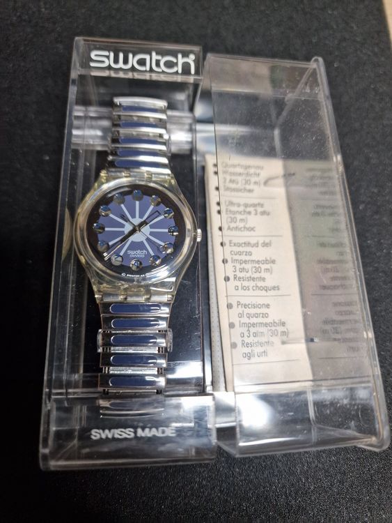 Swatch GK148 Blue Segment 1991 Vintage Rarität 💙 (Neu und ...