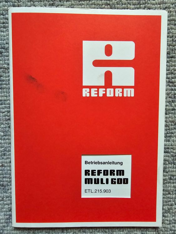 Reform Muli 600 ETL.215.903 (Gebraucht) in Rüfenacht BE für CHF 16 ...
