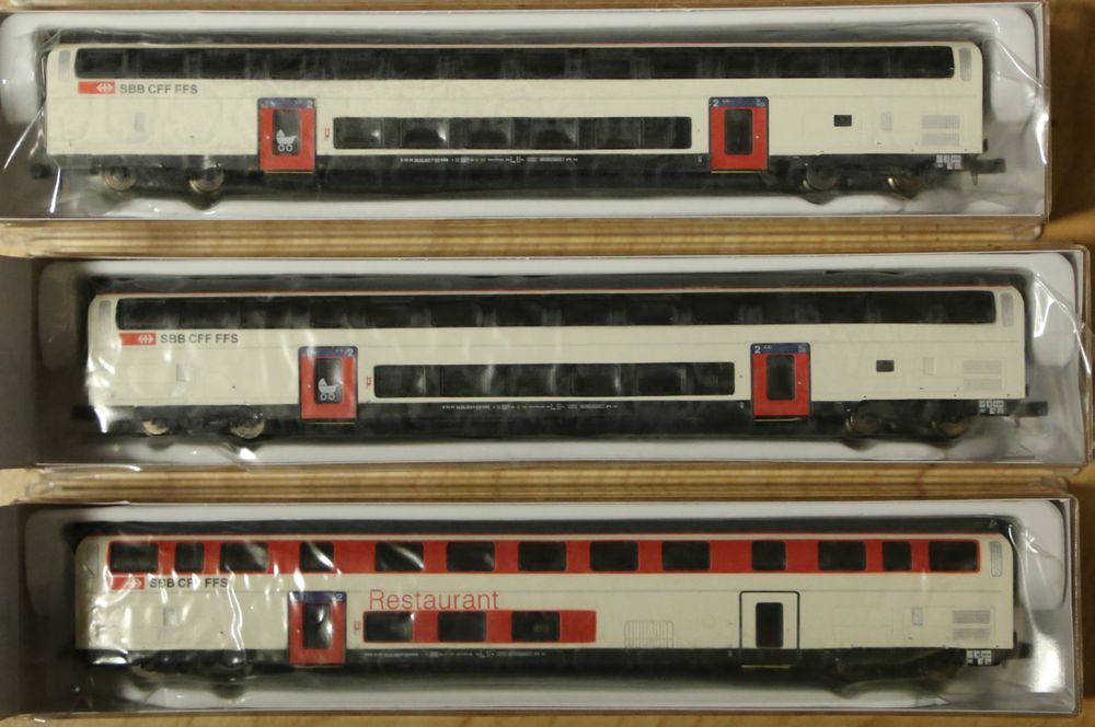 Wagen Set 6-teilig SBB IC2020 inkl. Steuerwagen, N-Spur (Neu und ...