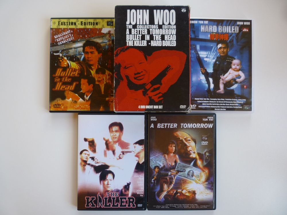 John Woo uncut Box Set Collection 4 Filme 5 DVD Eastern (Gebraucht) in ...