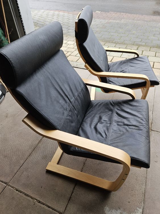 Ikea Leder Sessel, 2 Stück (Gebraucht) in Jona für CHF 60 – nur Abholung auf Ricardo kaufen