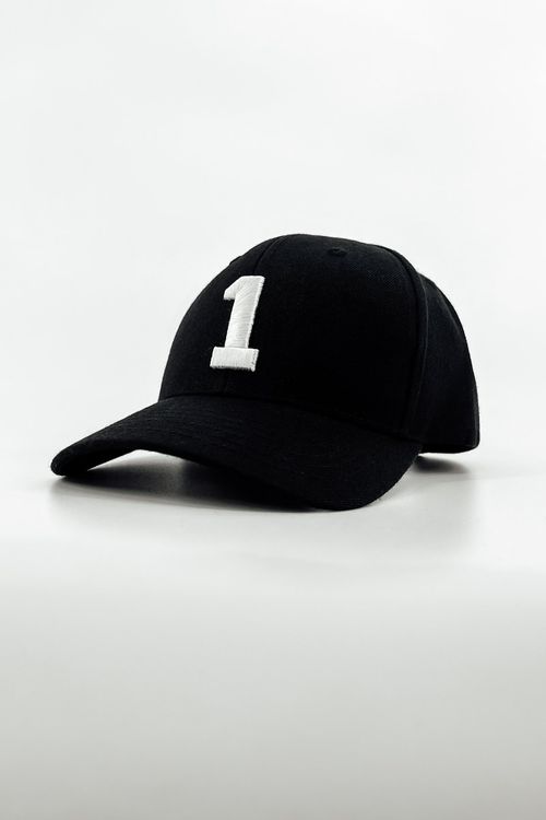 Baseball Cap schwarz mit Nummer 1 (Neu und originalverpackt) in ...