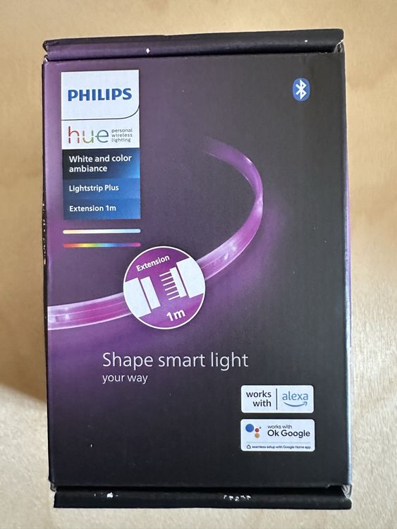 Philips Hue Light Strip Extension 1m white and color ambianc (Neu und ...