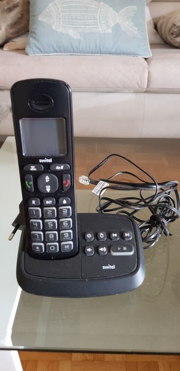 Telefon schnurlos Switel mit Anrufbeantworter (Gebraucht) in Schaffhausen für CHF 8 – mit ...