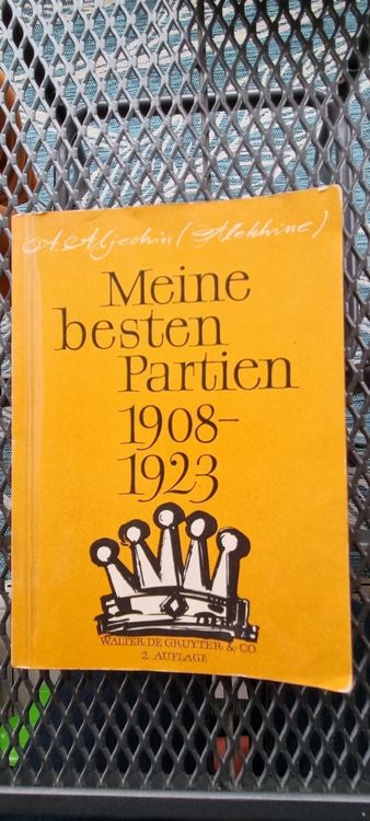 Schachbuch Meine besten Partien 1908 - 1923 (Gebraucht) in Muttenz für CHF 18 – mit Lieferung ...