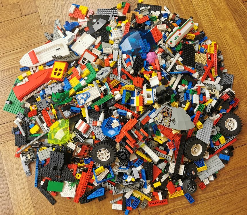 XXL Lego Mix gebrauchte Bausteine Lot en vrac Kiste Konvolut (Gebraucht) in Derendingen für CHF ...