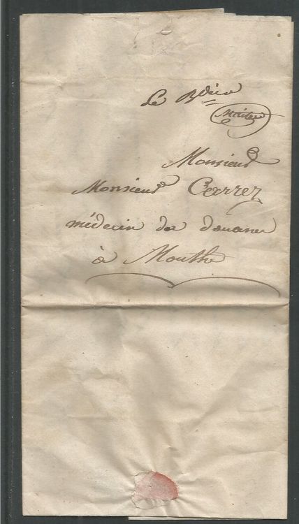 Lettre de 1845!! ( Mouthe ) | Kaufen auf Ricardo
