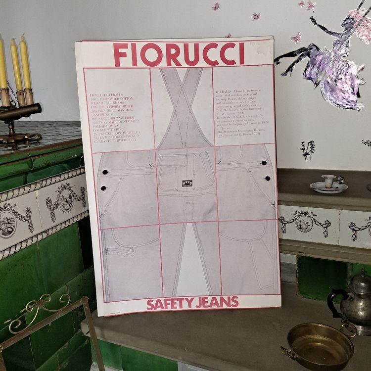 Fiorucci Safety Jeans Poster Kult VintageJahre Rarität (Gebraucht) in ...