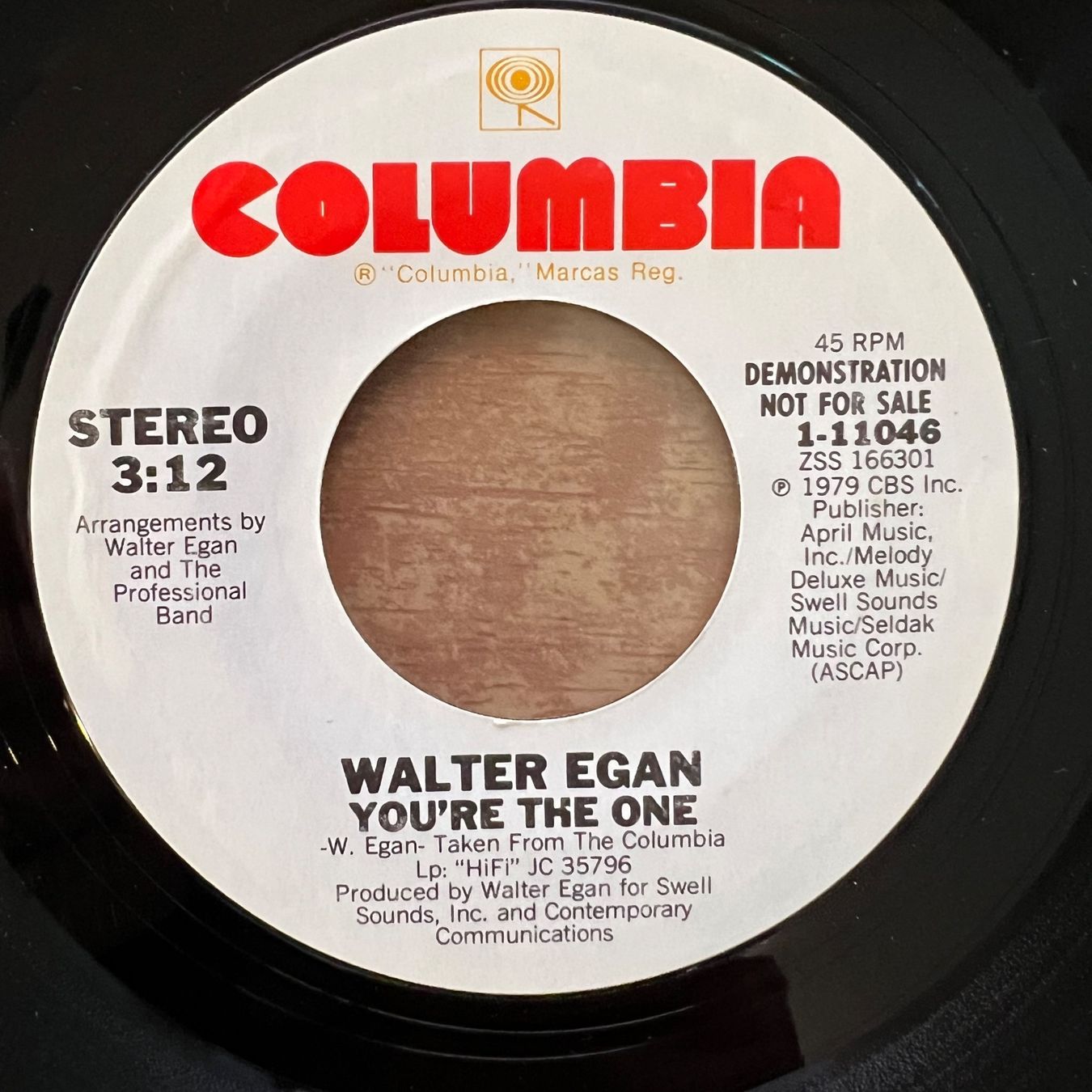 Walter Egan - You're The One / US-Promo 1979 (Gebraucht) in Gais für ...