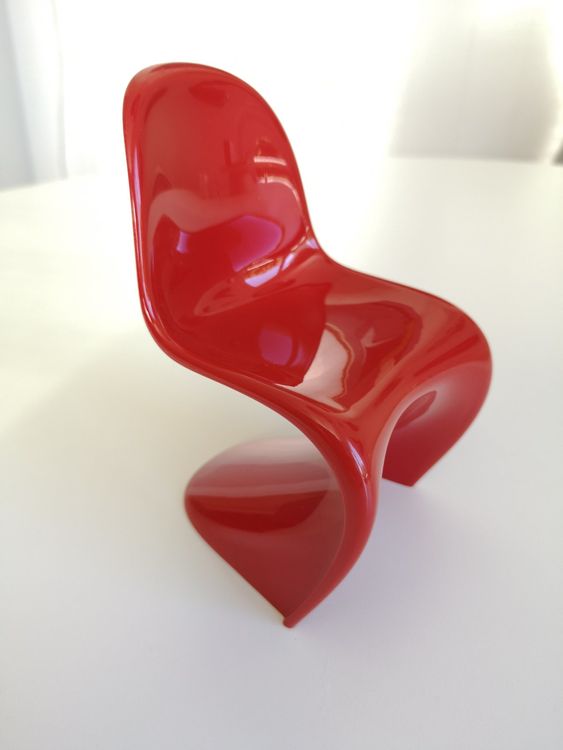 VITRA MINIATUR PANTON CHAIR, ROT | Kaufen auf Ricardo