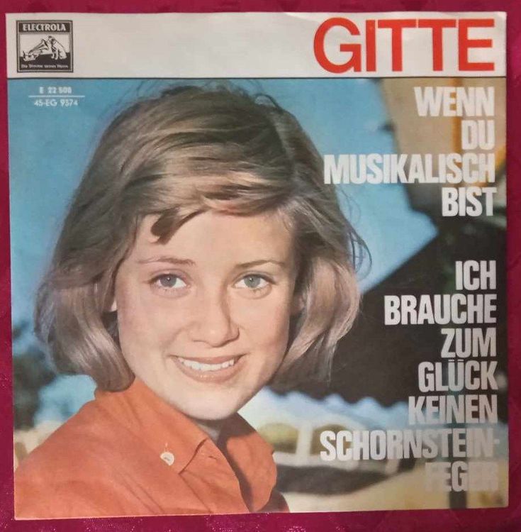 Gitte - Gitte Hænning / disque vinyl 45t MONO 1963 (Gebraucht) in Le Locle für CHF 10 – mit ...