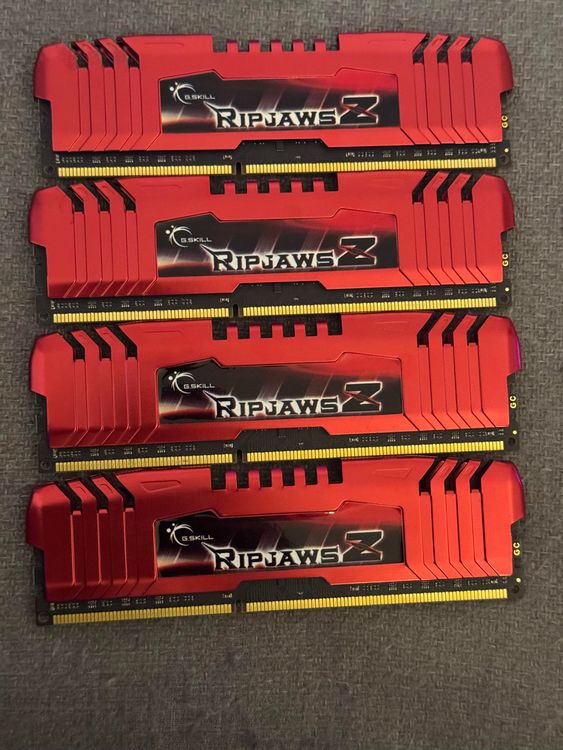 4 Stück G.Skill RIPJAWS Z Sind gebraucht funktioniert (Gebraucht) in ...
