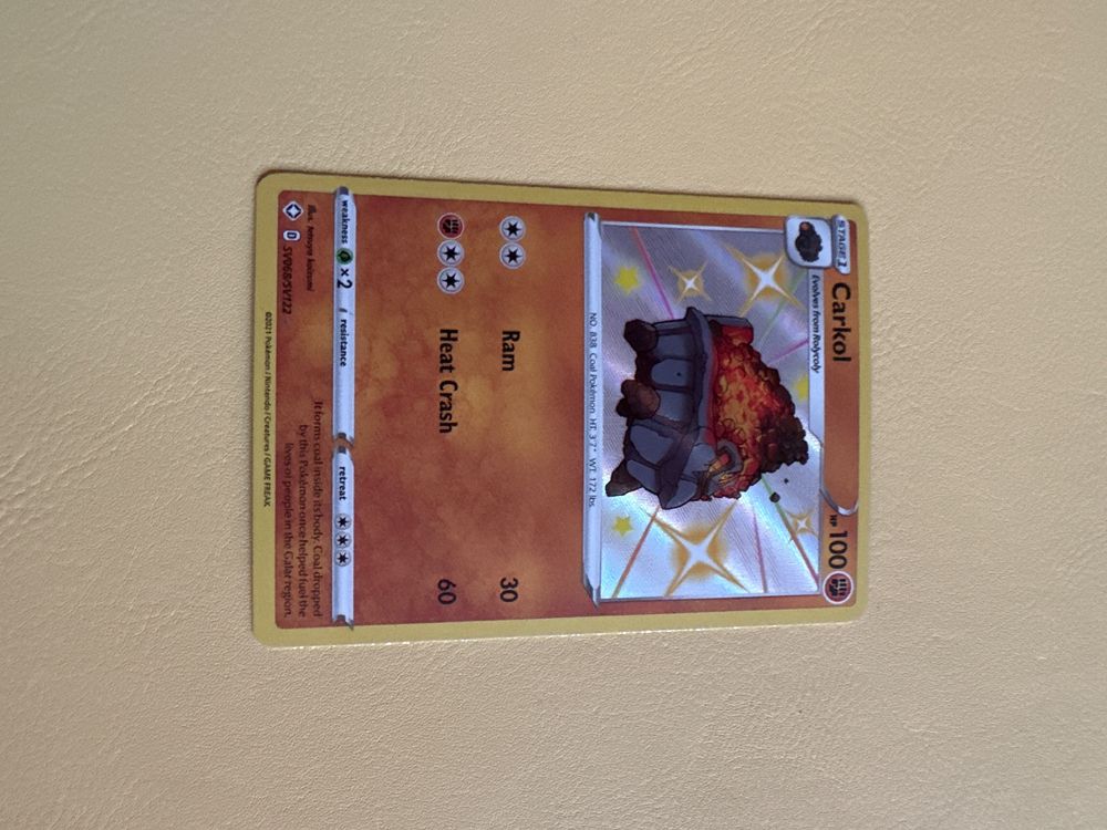 Pokemon Carkol Shiny Top selten Mega schön | Kaufen auf Ricardo