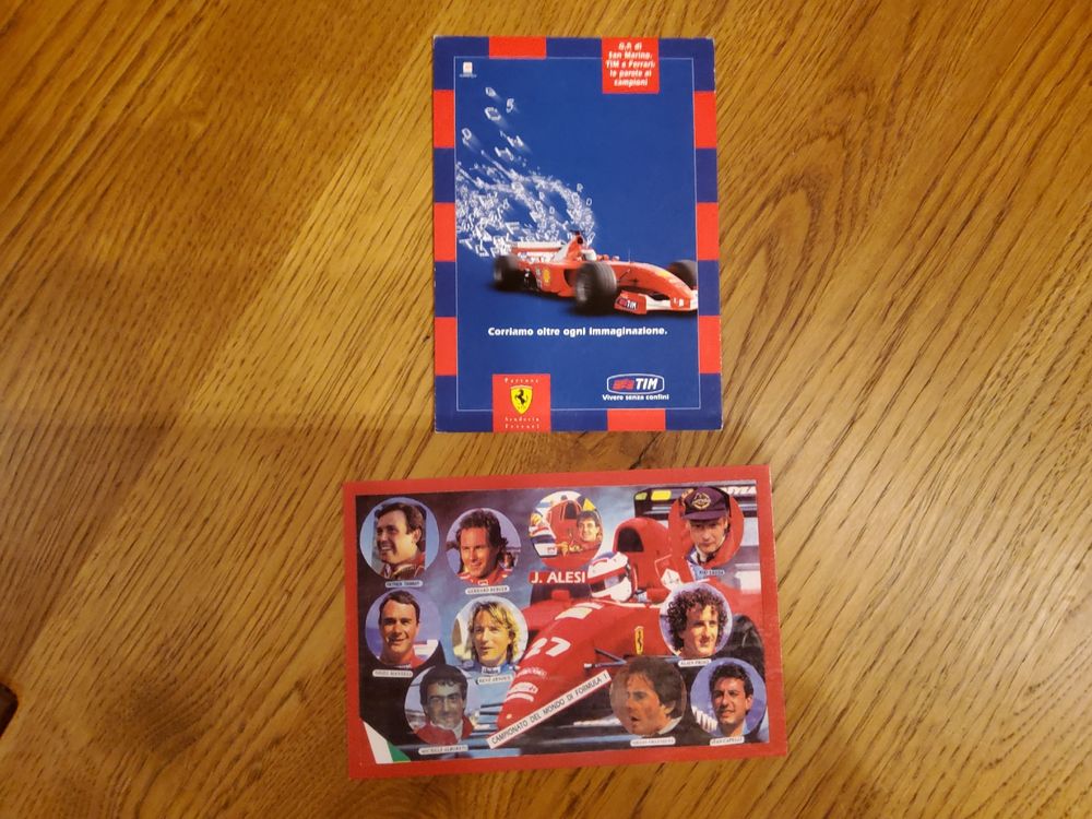 2 Limitierte F1 Ferrari Karten (Neu (gemäss Beschreibung)) in ...