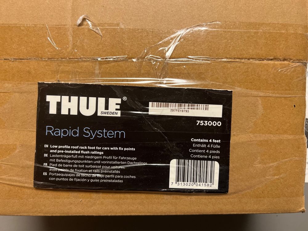 Thule Rapid System 753000, Top Zustand! (Gebraucht) in Villarzel für ...