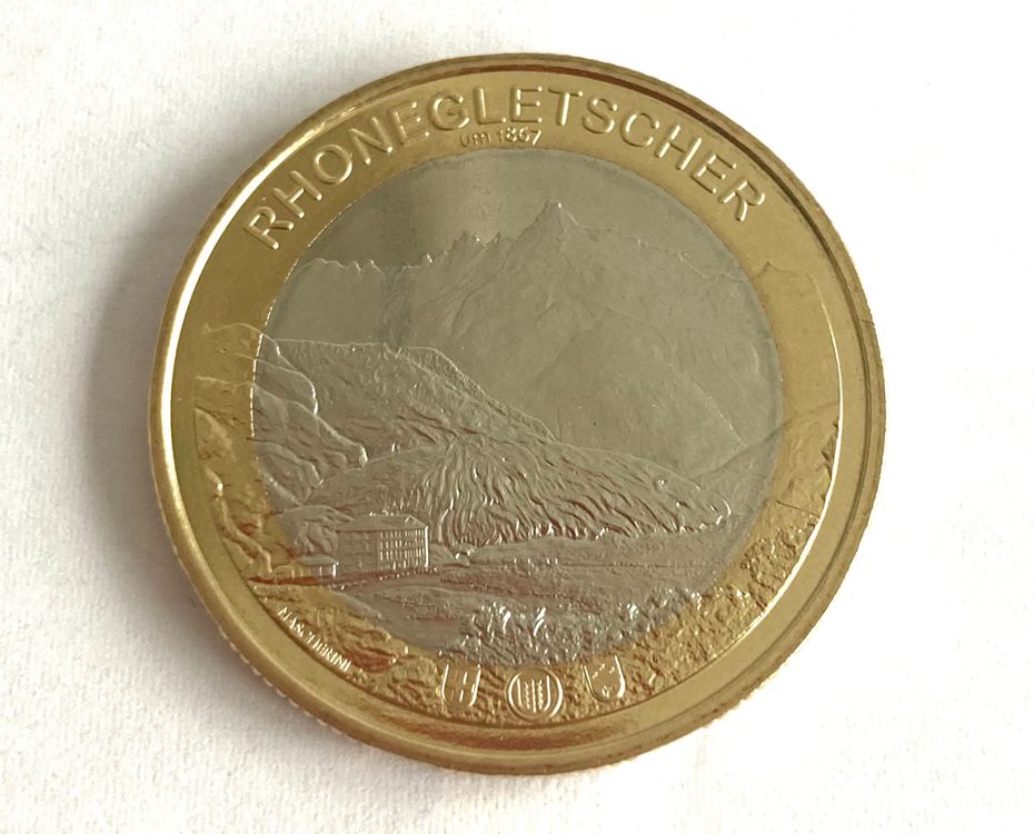10 Franken Bimetallmünze Rhonegletscher 2024 (Neu (gemäss Beschreibung)) in St.Gallen für CHF 20 ...