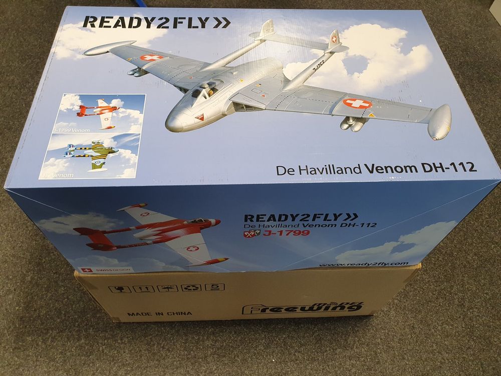 Ready2Fly Venom DH-112 90mm EDF "J-1799" PNP ( Freewing ) (Neu und originalverpackt) in Balsthal ...