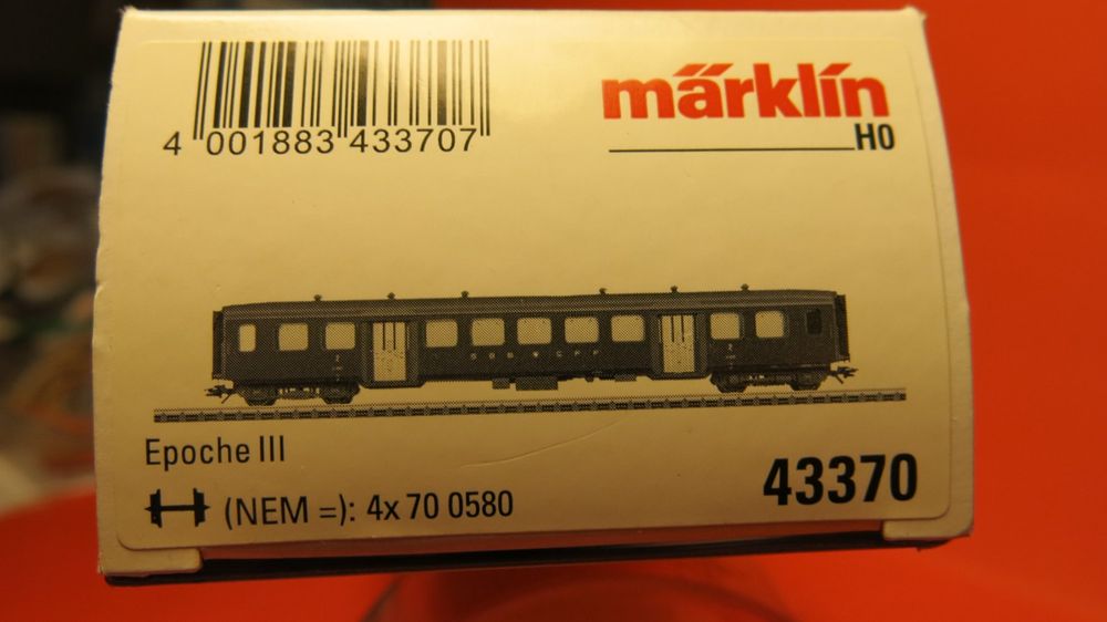 Märklin 43370 SBB-CFF B 5581 (1) (Neu (gemäss Beschreibung)) in Renan ...