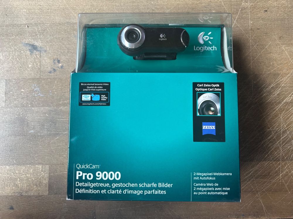 Webcam Logitech QuickCam Pro 9000 | Kaufen auf Ricardo