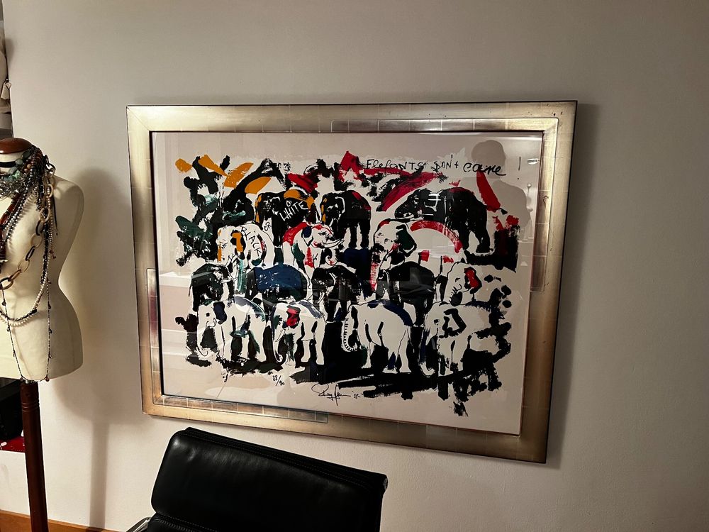 Bild "Elephants don't care" von Rolf Knie | Kaufen auf Ricardo