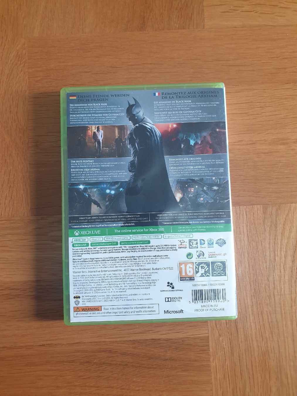 Batman Arkham Origins Xbox 360 (Gebraucht) in Steinach für CHF 7 – mit ...