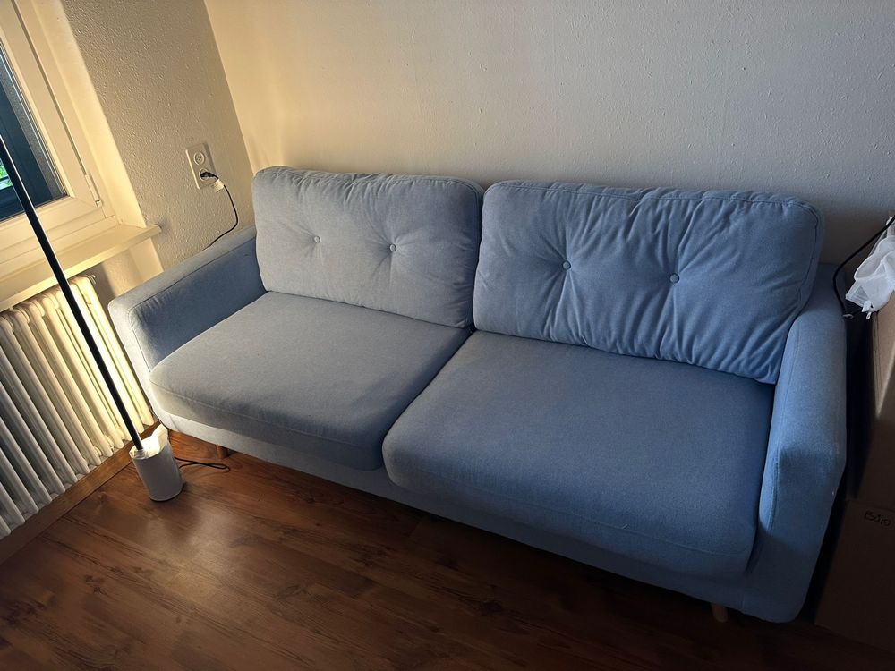 Sofa blau im skandinavischem Stil (Gebraucht) in Aarau rohr für CHF 50 ...